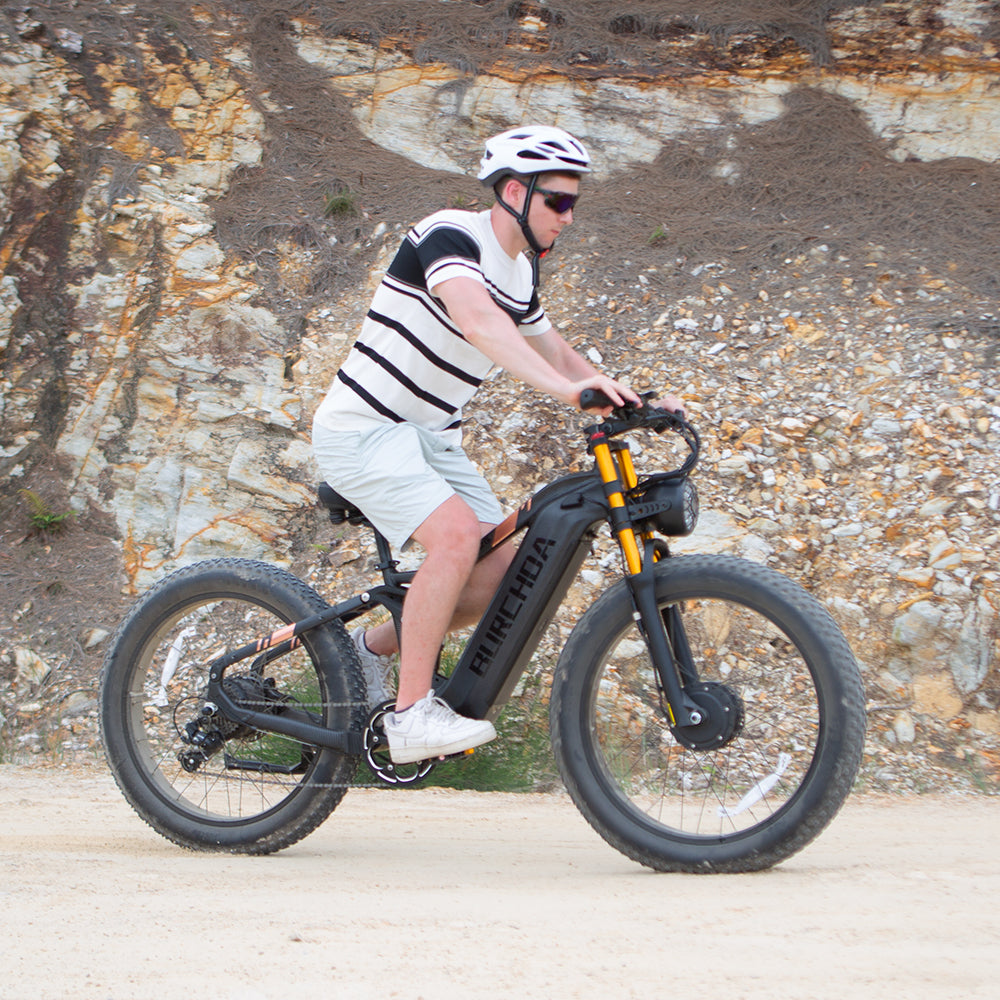 Burchda HC26 AWD MTB | 2000W 48V 30Ah | Dual Motors Ebike – Burchda Bikes