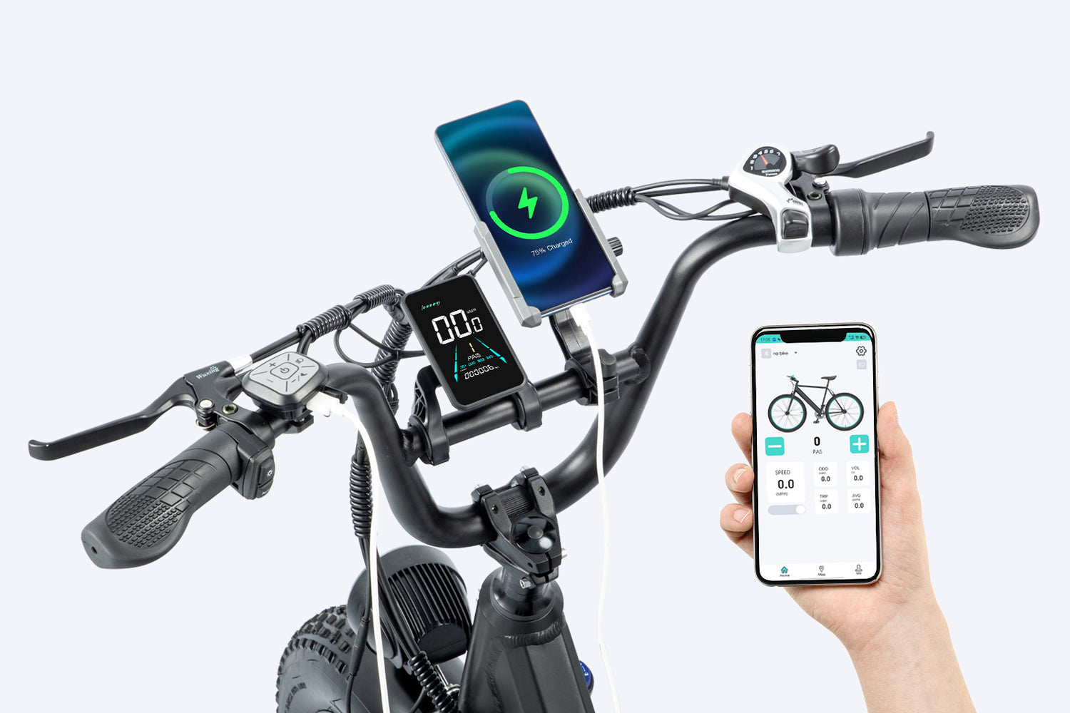 Burchda U8 Long Range Step-Thru Fat Tire eBike | 48V 31.5Ah Battery ...