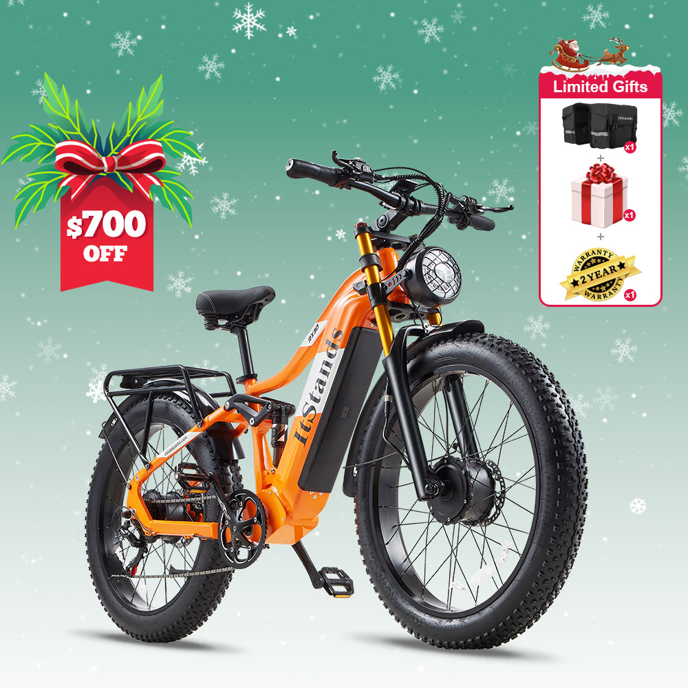 Burchda RX30 Long Range Mountain eBike | 1000W 48V 30Ah | High ...