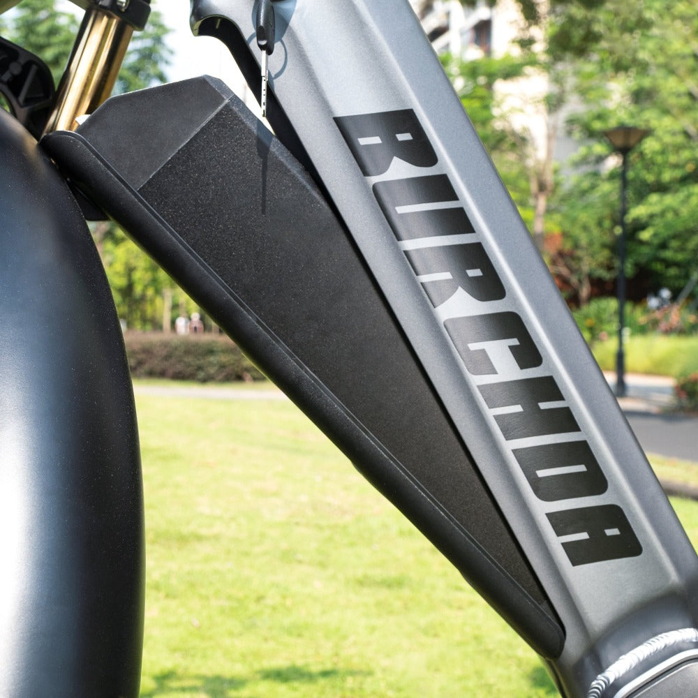 Burchda RX80 Fat Tire Mountain Electric Bike for Adults, 28MPH Full ...