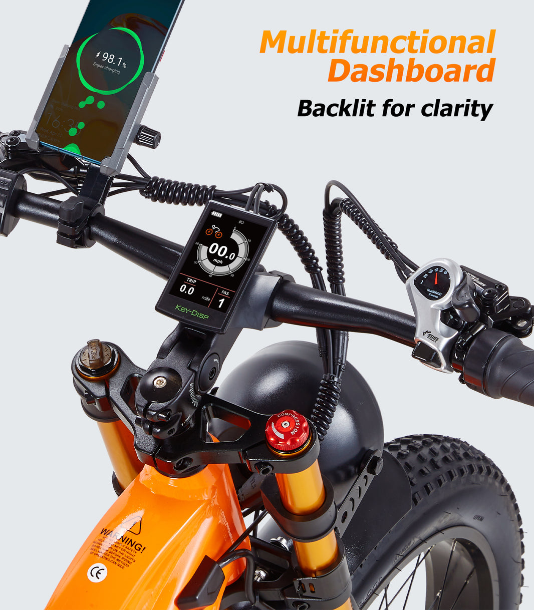 Burchda RX30 Long Range AWD Mountain eBike | 1000W 48V 30Ah | High ...