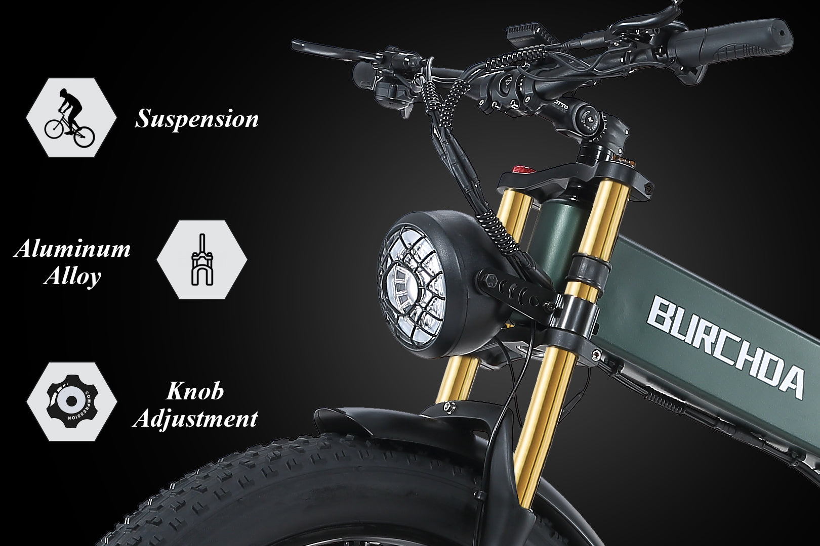BURCHDA R5 Pro Folding Electric Bike | Electric Power
