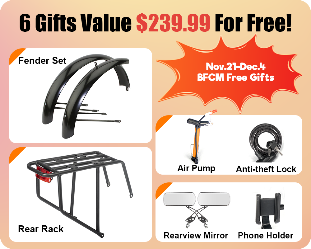 Burchda RX30 Long Range Mountain eBike | 1000W 48V 30Ah | High ...