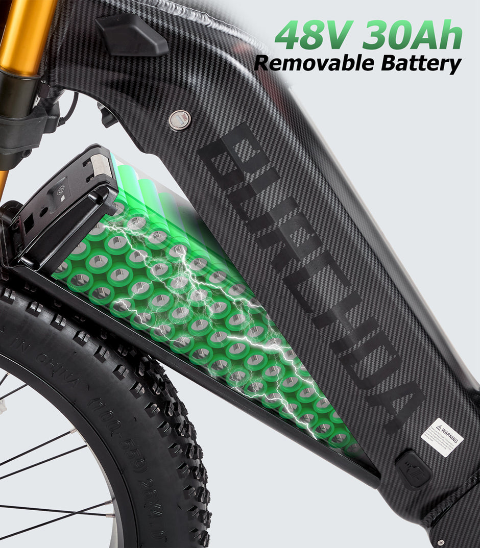 Burchda HC26 AWD MTB | 2000W 48V 30Ah | Dual Motors Ebike