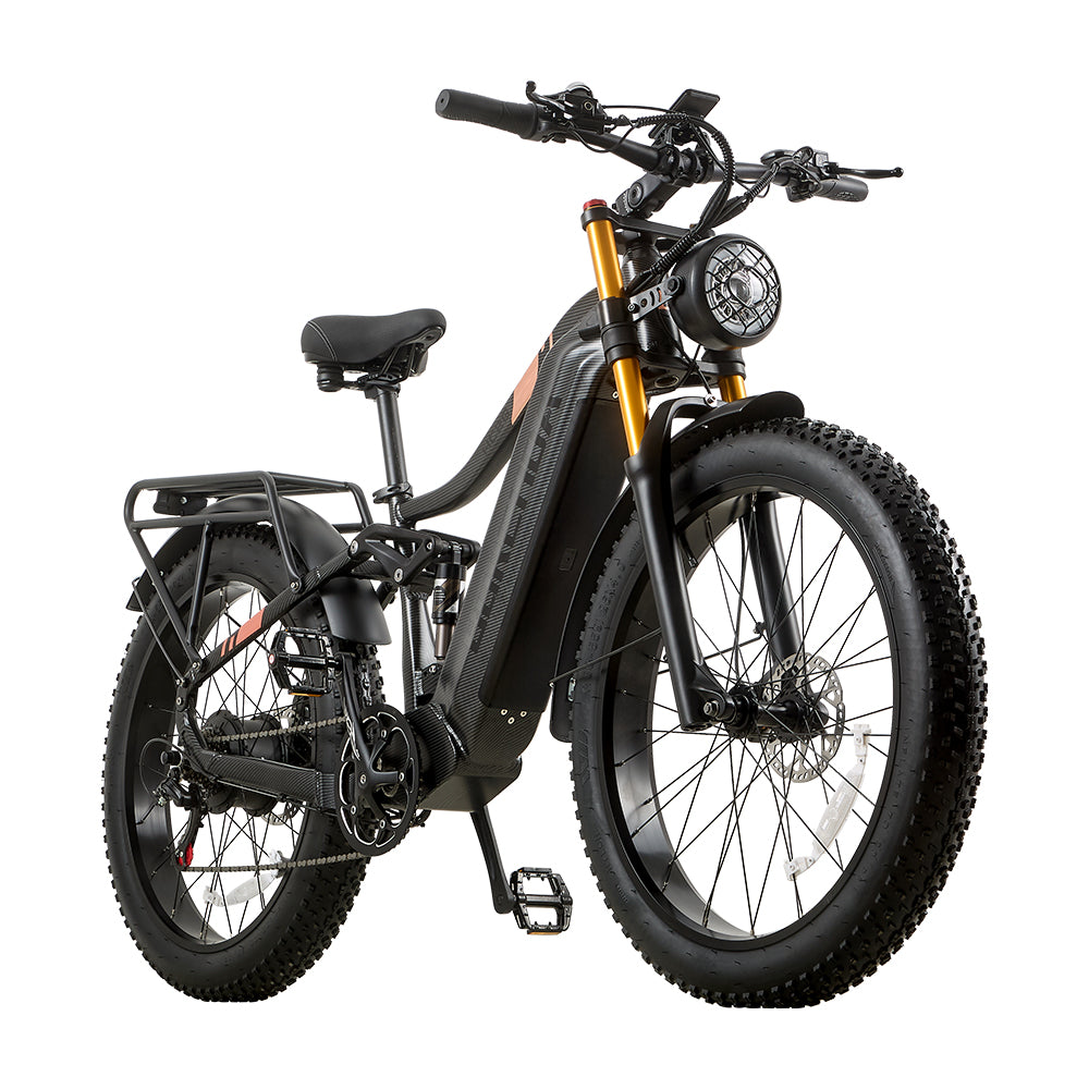 Burchda HC26 AWD MTB | 2000W 48V 30Ah | Dual Motors Ebike – Burchda Bikes