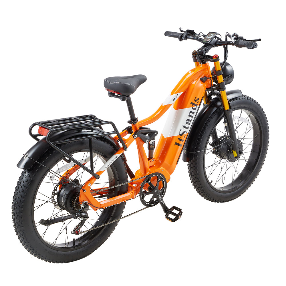 Burchda RX30 Long Range AWD Mountain eBike | 1000W 48V 30Ah | High ...