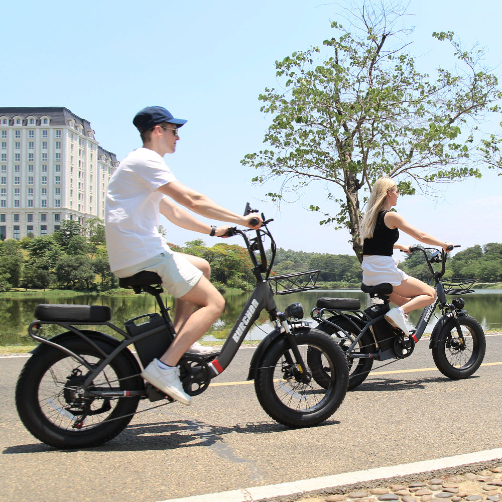 Burchda U8 Long Range Step-Thru Fat Tire eBike | 48V 31.5Ah Battery ...